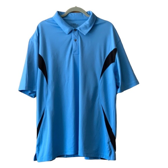 PGA Tour | Shirts | Mens Pga Tour Blue Xxl Golf Polo Black Accents ...